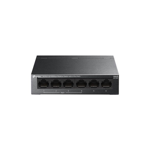 TP-Link LS106P 6-Port Gigabit Unmanaged PoE Switch | 1x PoE++ Port ...